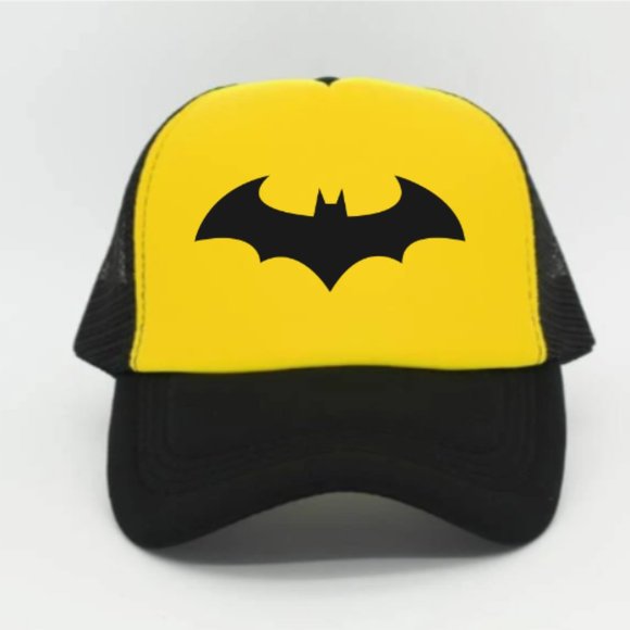 Accessories | Yellow And Black Batman Trucker Hat Batman Hat Trucker ...